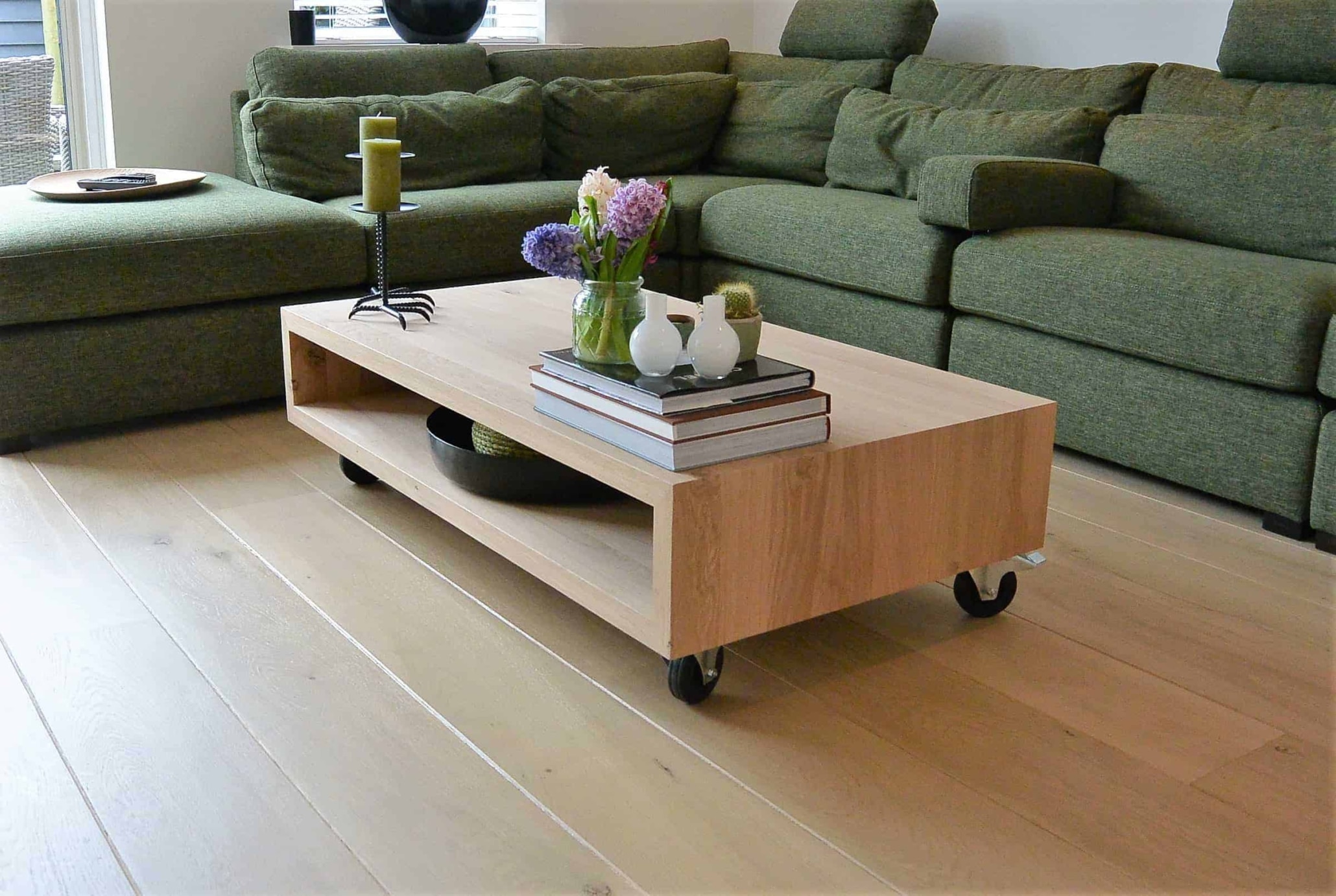 Salontafel met wielen - Leven in Stijl